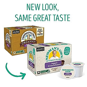 Newman's Own Organics French Roast Coffee K-Cup, 12 ct