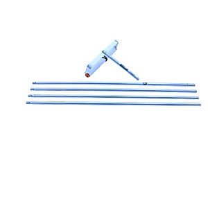 ROOF RAZOR Roof Rake | Heavy-duty-25ft of Pole | Fast-Easy | High Volume Roof Snow Removal | Safe on Roof Wheels | 10ft Rugged Slide | MinnSNOWta Snow Rake | Roof Shovel | US Customer Support-USA Made