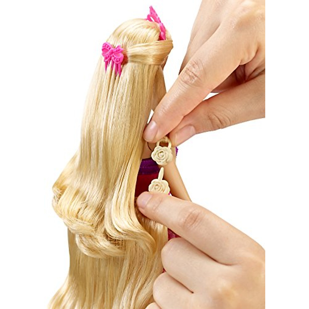 Barbie Endless Hair Kingdom Princess Doll, Pink