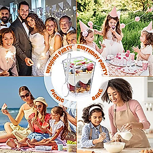 WILLBOND 200 Sets 5.6 oz and 3 oz Mini Dessert Cups with Lids and Spoons Clear Plastic Parfait Cup Appetizer Cups Small Disposable Shooter Cups Dessert Containers for Party Pudding Fruit Ice Cream