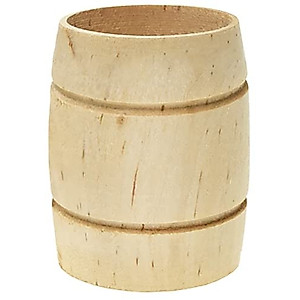Mini Wood Barrel 72x52mm -