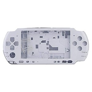 Game Console Shell Replacement Full Housing Console Case Compatible with PSP 3000 Game Console Shell(White)
