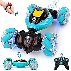 DDAI RC Cars Gesture Sensing Stunt Car - Best Gifts for Boys 6-12 Year Old 360° Rotating 4WD Remote Control Car Transform 2.4Ghz Hand Controlled RC Car Birthday Presents for Kids Age 7 8 9 10 11 yr