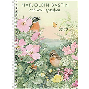 Marjolein Bastin Nature's Inspiration 2022 Monthly/Weekly Planner Calendar