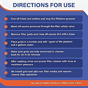 Bespoke+ Spa Filter Cleaner for Hot Tubs - 1-Hour Cartridge Filter Cleaner Soak Solution, Hot Tub Filter Cleaner Soak & Pool Filter Cleaner for Pool Cartridges (1-Quart)