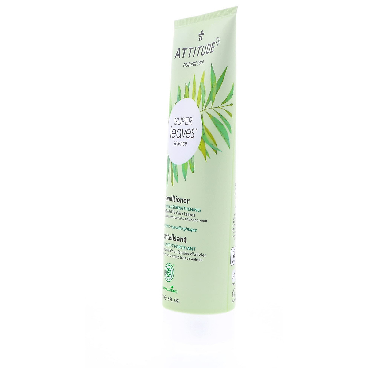 Attitude, Super Leaves Science, Natural Conditioner, Nourishing & Strengthening, Grape Seed Oil & Olive Leaves, 8 oz (240 ml)