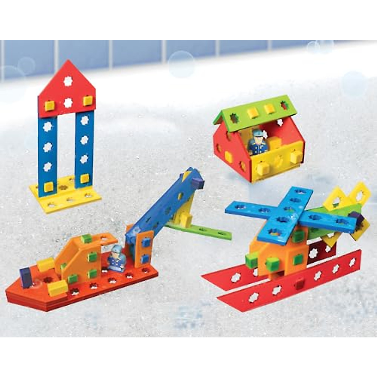 BathBlocks STEM Floating Construction Set Bath Construction Toys Bath Building Toys Bath Building Toys Bath Building Sets in Science Museums and Childrens Museums nationwide