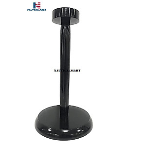 NauticalMart Medieval Armor Helmet DIsplay Stand Viking Norman Armor Spartan wooden display stand Stand in Black