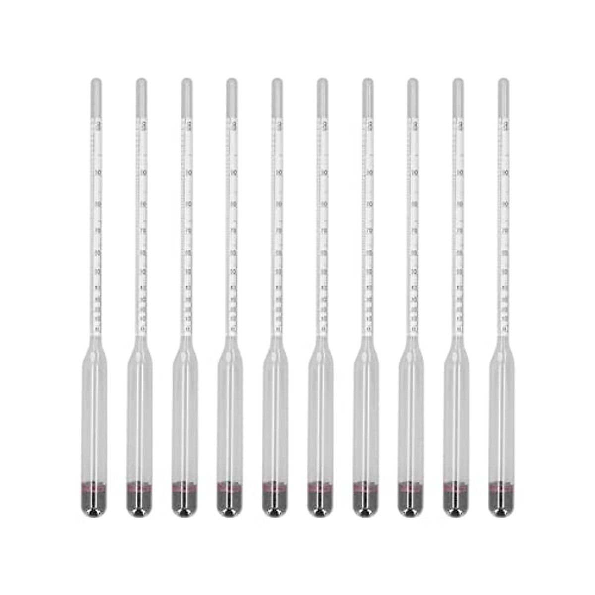 Beer Meter, Easy Reading Glass Hydrometer Tool Durable Wide Application for Office