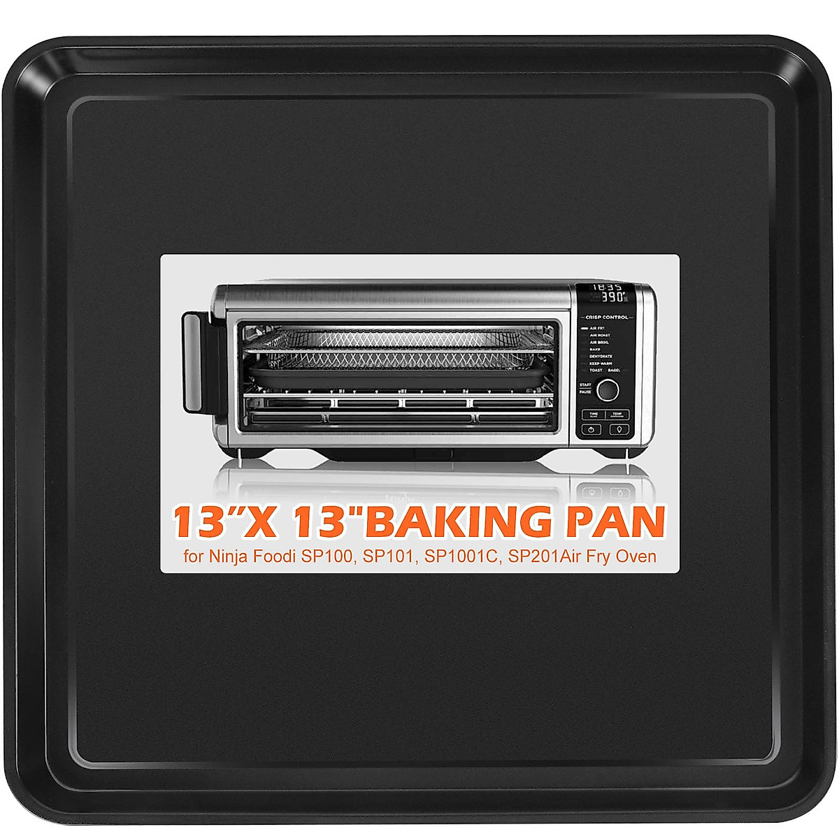 13" × 13" Baking Sheets for Oven, Nonstick Baking Pan for Ninja SP100, SP101, SP1001C, SP201 Foodi Air Fry Oven, Replacement Sheet Pan for Foodi 8-in-1 Air Fry Oven