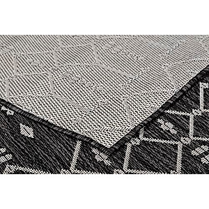 Adiva Rugs Outdoor Indoor Area Rug, Weather Resistant, Easy to Clean, Stain Resistant Floor Mat for Dining Room, Backyard, Deck, Patio (Pebble Weiss, 2' x 3')