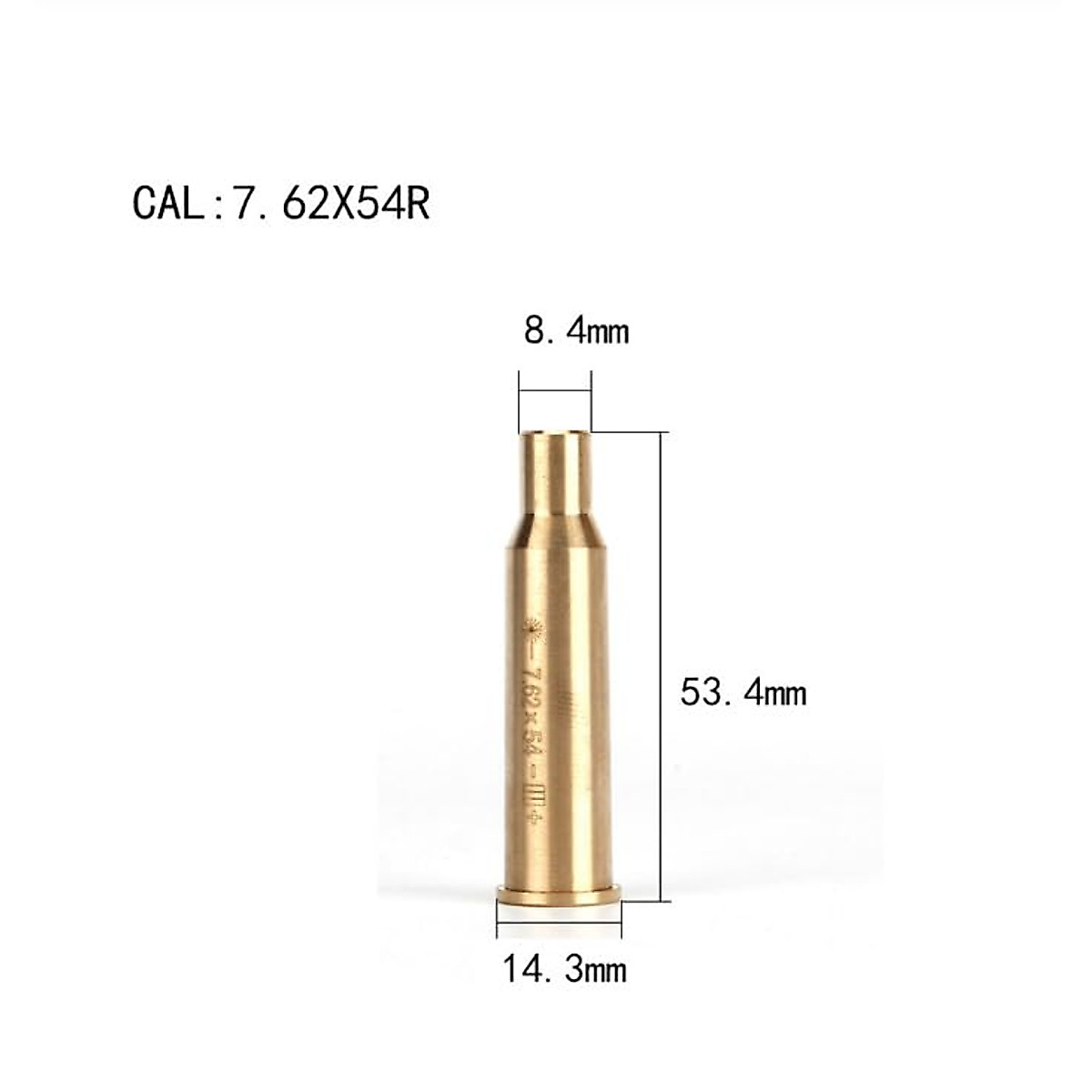 Mosin Nagant 2-7x32 Long Eye Relief Scope + Scout Rail Mount for Mosin Nagant 91/30 M38 M44 1891 91/30 1891/30 Rifles +1 Inch Ring + 7.62 x 54R Caliber Cartridge
