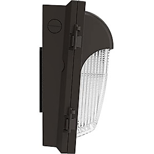 Lithonia Lighting LL ALO 40K TXD Brnz Outdoor TWX2 LED Adjustable Light Output 4000K MVOLT Glass Wall Pack in Textured Bronze