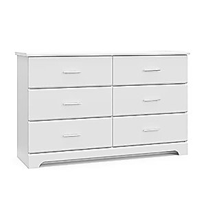 Storkcraft Brookside 6 Drawer Chest - White