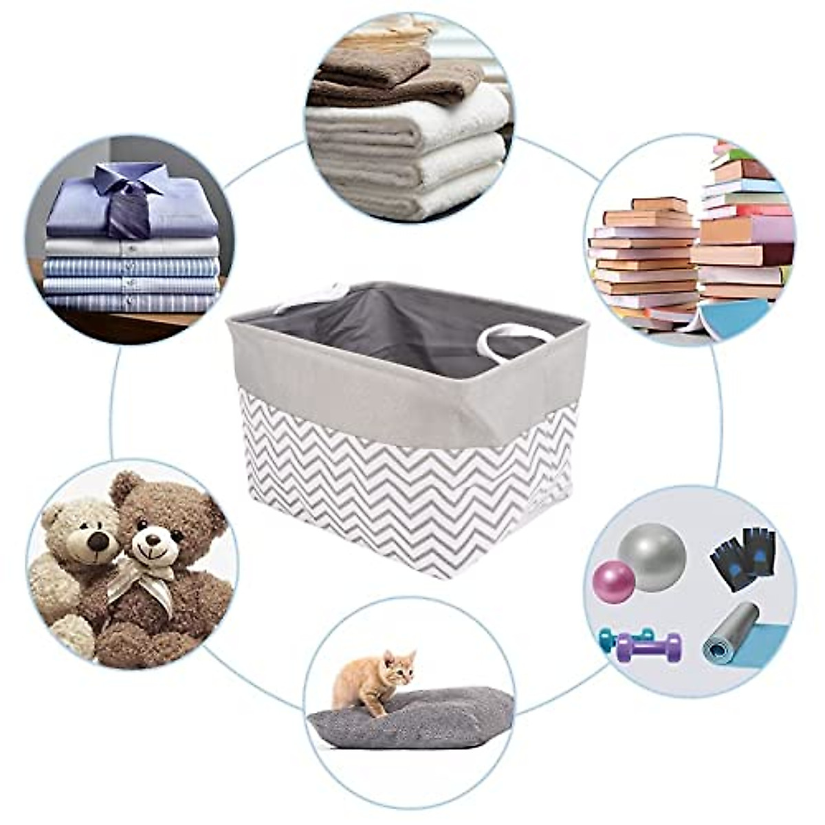 Laundry Basket, Collapsible Multi Functional Towels Storage Hamper Space Saving Convenient Portable with Handles for Hair Salon for Home