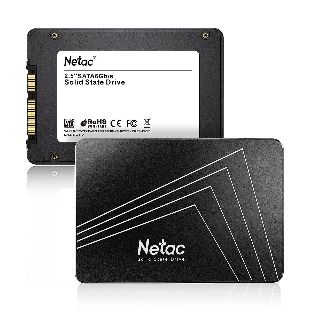 Netac SSD 240GB Internal Solid State Drive Hard Drive Up to 510 MB/s SATA SSD 2.5 Inch SATAIII 6Gb/s, Easy to Install, Notebook Tablet Desktop PC - 240GB