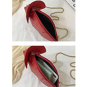 QZUnique Dinosaur Shoulder Bag for Women 3D Animal Novelty Purse Zipper Crossbody Handbag Clutch Messenger Bag for Girl