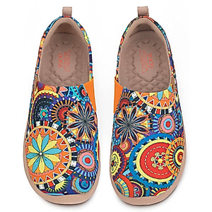 GOKIA Women's Galsang E3650 Walking Travel Shoes(Paisley, US-Size 10)