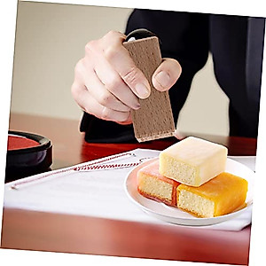 6 Pcs Seal Flower Embossing Cookie Stamp Decorative Wood Dessert Stamp Wedding Stamps Gummy molds Gummy Sushi Wood Cake Stamper Moon Cake Stamper Practical Wooden Cake Stamper Ink