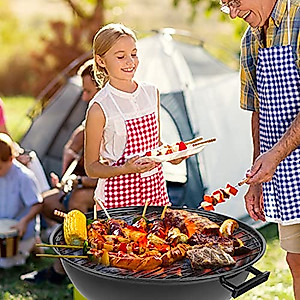 Ainfox Portable Charcoal Grill for Outdoor 18.5 inch BBQ Grill, Kettle Charcoal Grill with Plated Chrome Grates, for Outdoor Cooking, Patio, Backyard, Outdoor Cooking, Picnic