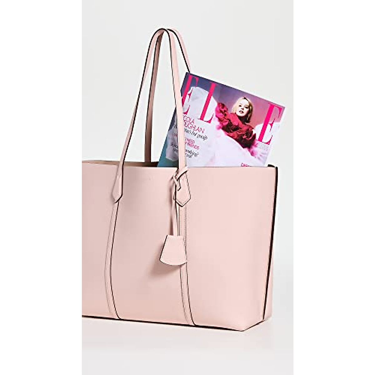 Tory Burch Women's Perry Triple-Compartment Tote, Shell Pink, One Size