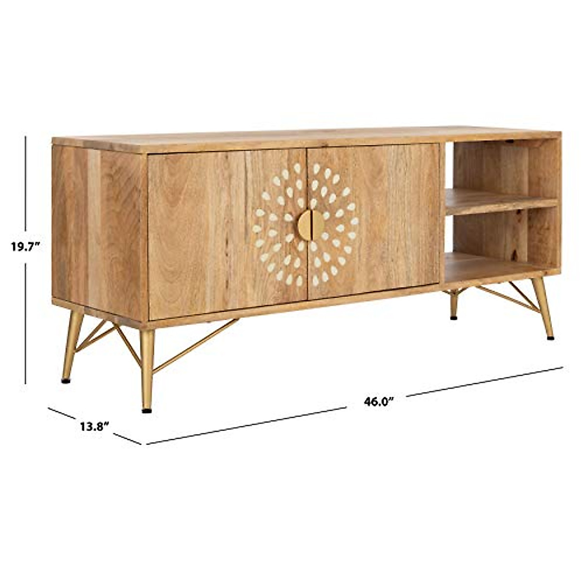 SAFAVIEH Couture Collection Wendy Natural Wood Sideboard