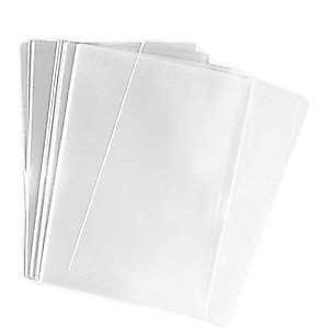 XINGZI 100PCS 11x14 Inch Clear Flat Cello Treat Bag Cellophane Poly Bags for Gift Wrap Party Favors Wedding Samples Snacks Bakery Cookies Candies Packing Home Kitchen