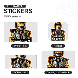 P-UB-G Switch Game Console Stickers.Anti-Fingerprint,Scratch Resistant and Anti-Scratch.Suitable for Switch and Switch Lite Game Consoles.