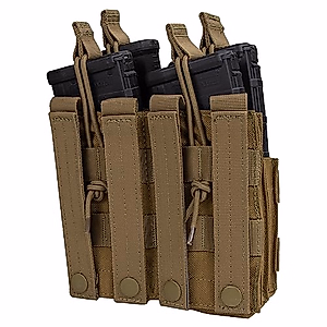 Condor Elite MA43-498 Double Stacker M4 Mag Pouch Coyote Brown