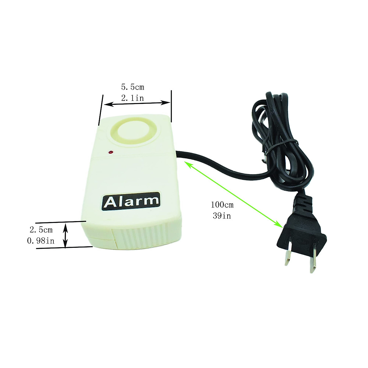 Lianshi Automatic Power Failure alarm120db Power Cut-Off Alarm Power Outage Alarm 110V Requires 9V Battery（Not Included in The Scope of Supply
