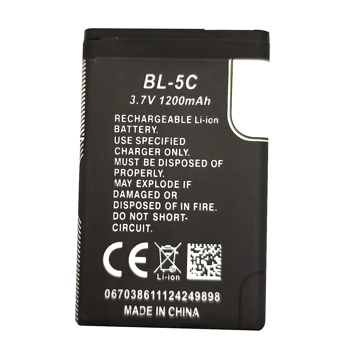 FITHOOD BL-5C Rechargeable Battery Suitable for Household Radio with Current Protection(3.7V 1200mAh)