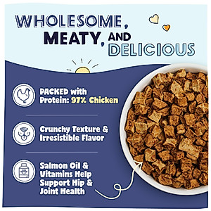 Pawstruck All Natural Air Dried Dog Food w/Real Chicken - Grain Free, Made in USA, Non-GMO & Vet Recommended - High Protein Limited Ingredient Wholesome Full-Feed - for All Breeds & Ages - 2lb Bag