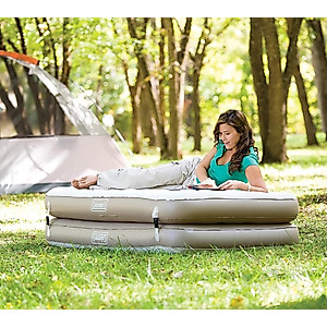 Coleman EasyStay Plus Single-High 4-in-1 Convertible Twin Air Mattress, Ideal for Camping and Home Use