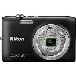 Nikon Coolpix S2800 Point and Shoot Digital Camera with 5X Optical Zoom (Black) International Version No Warranty