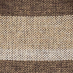 Sweet Home Collection Chair Cushion Memory Foam Pads Tufted Slip Non Skid Rubber Back U-Shaped 17" x 16" Seat Cover, 4 Count (Pack of 1), Bradford Chocolate/Beige