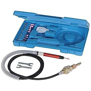 eoocvt 56000 RPM 90psi 1/8'' Air Micro Grinder Kit Mini Pencil Polishing Rotray Cutting Tool Kit 17pcs