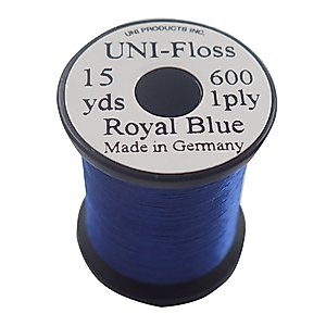 TIEMCO UNI 15yds. Super Floss Royal Blue