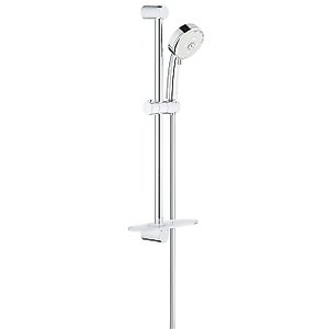 Grohe 27577002 Tempesta Cosmopolitan 100 4 Spray Shower Rail Set, Starlight Chrome, 24 Inch