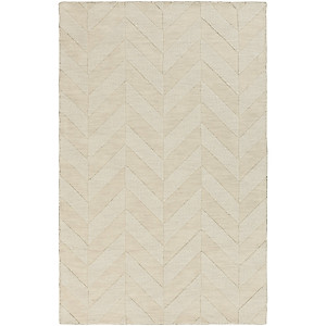 Livabliss Central Park Modern Chevron Area Rug,2' x 3',Khaki