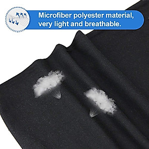 ZKSM 3 PCS Skull Mask Breathable Skull Face Masks Black Seamless Skull Balaclava Mask for Motorcycle Bike Hiking Ski Halloween Outdoor Riding