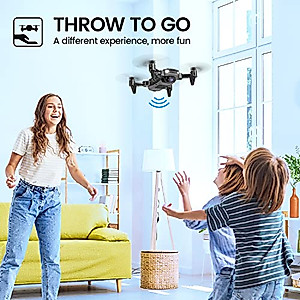 DEERC Drone with Camera for Kids, D40 FPV HD 1080P Mini Drones for Adults Beginner, Foldable Quad Air Hobby RC Quadcopters & Multirotors, Toys Gifts, 2 Batteries 20 Mins Flight Time, Easy to Fly