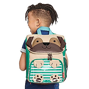 Skip Hop Big Kid Backpack, Zoo Kindergarten Ages 3-4, Pug