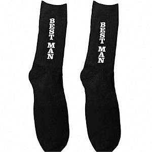 PAIXUN Groom Groomsmen Gifts For Men Him Wedding Proposal Novelty Funny Socks Bestman 100% Cotton Groomsmen Socks