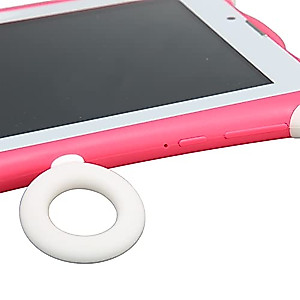 Toddler Tablet Pink 6000mAh Rechargeable Battery Eye Protection 7 Inch 1280x800 Kids Tablet for Study (US Plug)