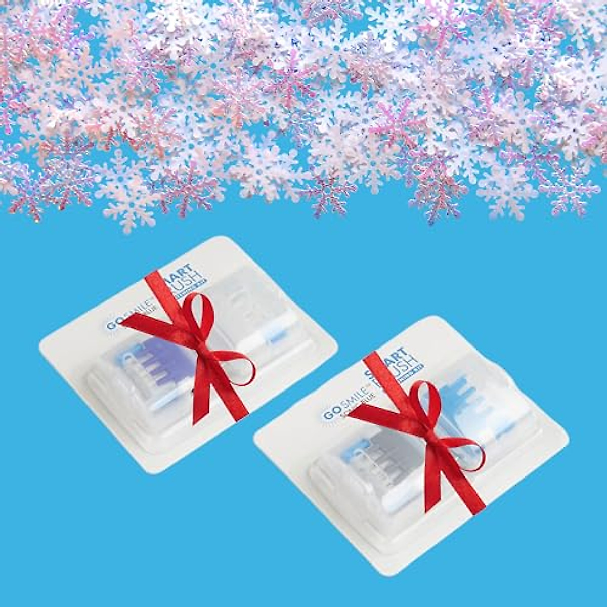 GO SMILE Dental Pro Replacement Brush Heads (4 count), Dentist Recommended antibacterial brush heads, Professional At-Home Teeth Whitening REFILL