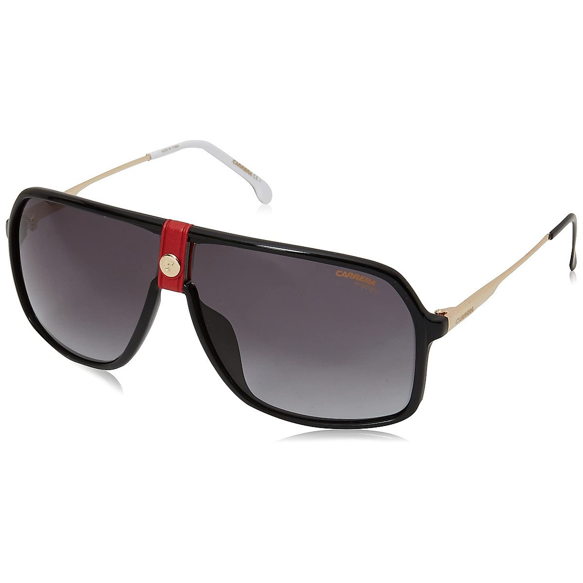 Carrera 1019/S Pilot Sunglasses, Gold/Gray Shaded, 64mm, 10mm