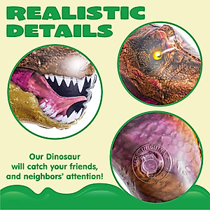 JOYIN T-Rex Dinosaur Inflatable, Tyrannosaurus Rex Inflatable Dinosaur Toy for Party Decorations, 30" Dinosaur Birthday Party Gift for Kids and Adults