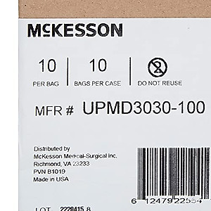 McKesson Super Underpads, Incontinence, Moderate Absorbency, 30 in x 30 in, 100 Count