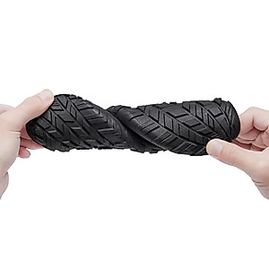 Racqua Men&Women Aqua Socks for Hiking Surf Diving Sport Quick-Dry Water Shoes Breathable Pool Beach Swim Shoes Black 14W/13M