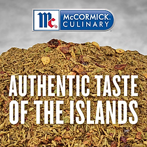 McCormick Culinary Caribbean Jerk Seasoning, 18 oz - One 18 Ounce Container Jamaican Jerk Seasoning, Perfect on Meats, Roasted Vegetables, Marinades and Caribbean Inspired Recipes